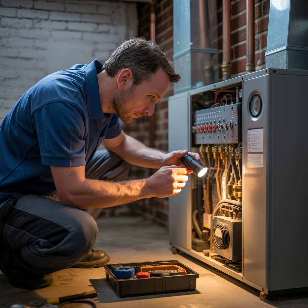 How to Open a Heating and Air Conditioning Control Panel